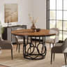 Winston Porter Round Dining Table for 4-6 People & Reviews | Wayfair